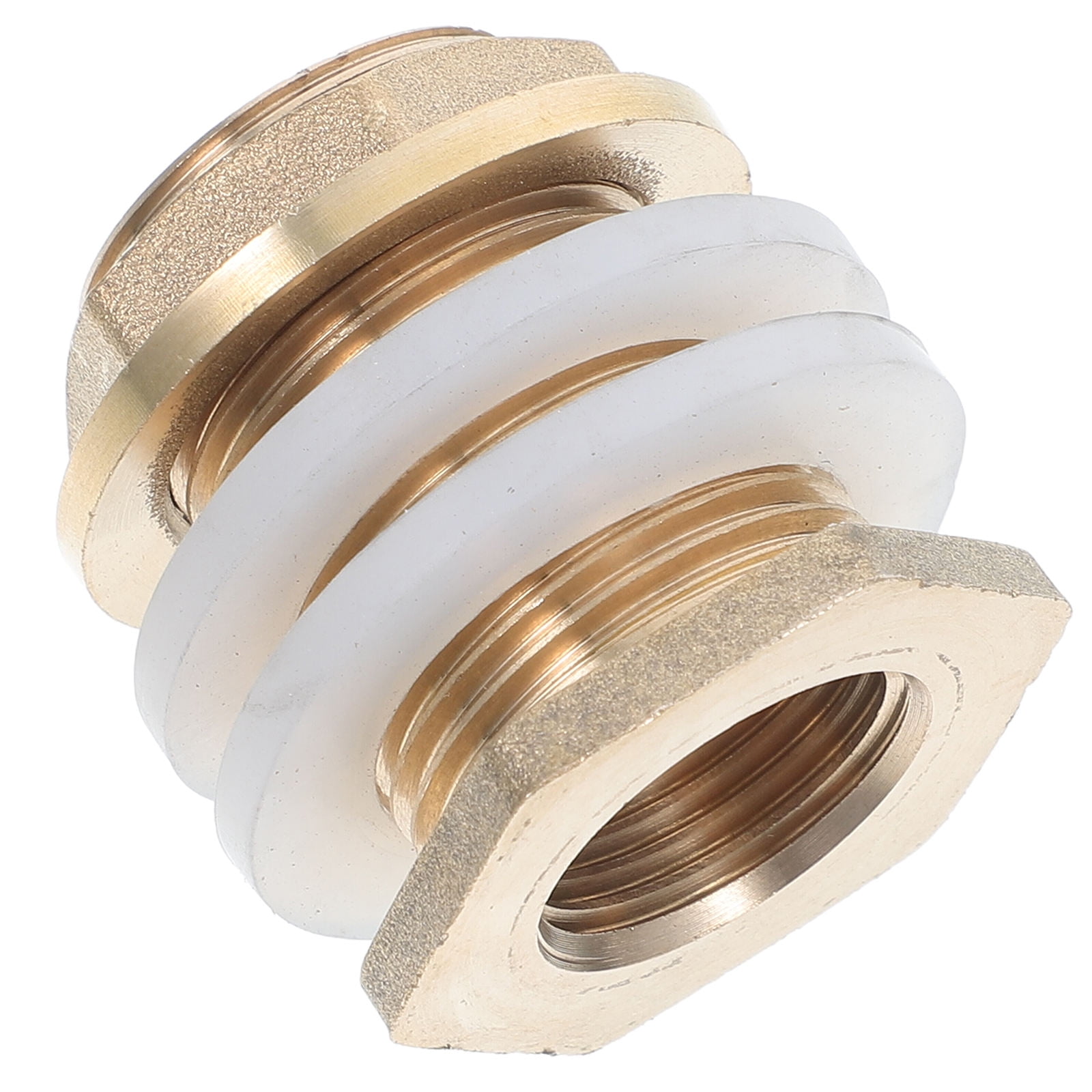 MLINS Brass Cap Fitting Threaded Adapters and Gasket Water Tank Hose ...