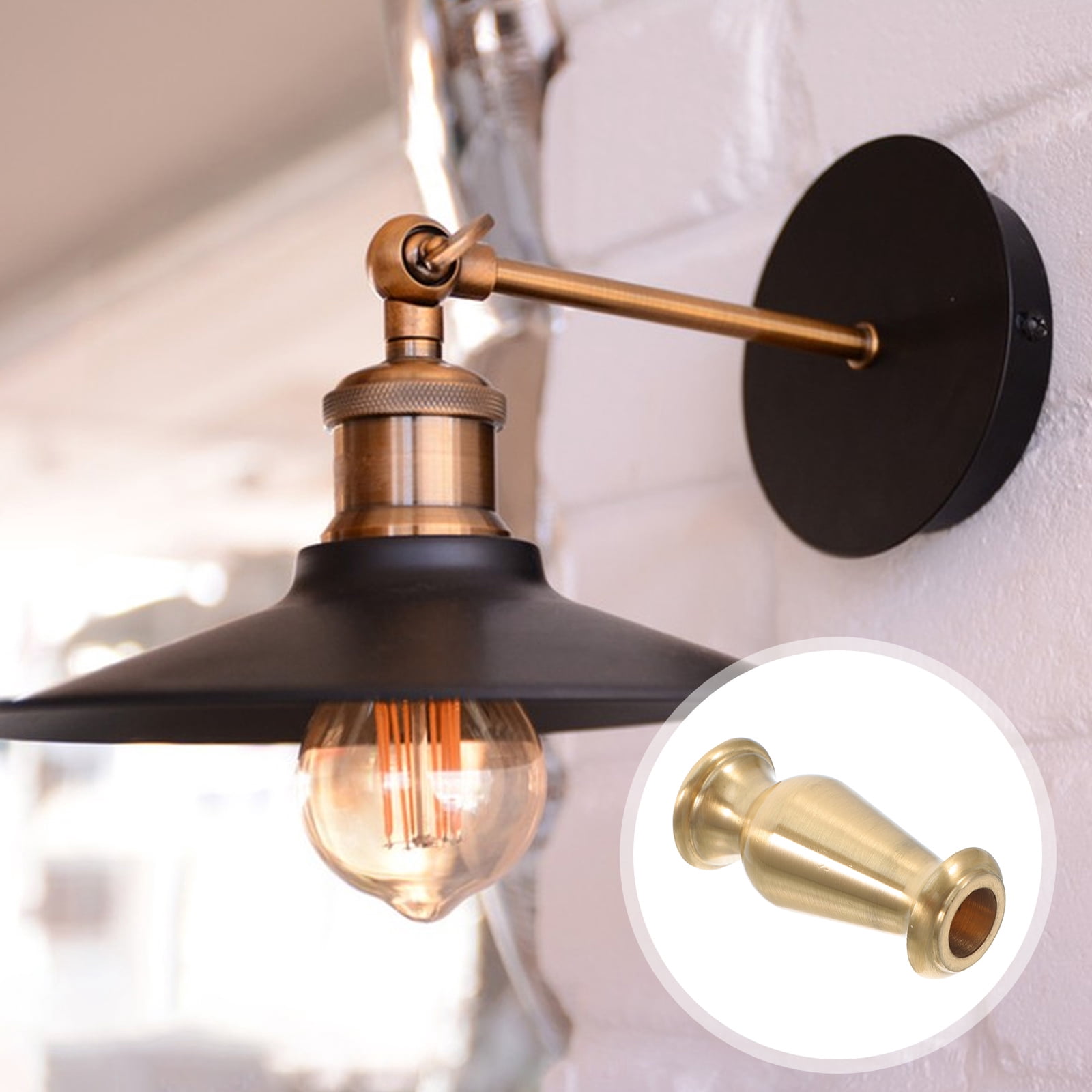 MLINS Brass Lamp Connecting Spindle 1cm Diameter Table Lamp Repair ...
