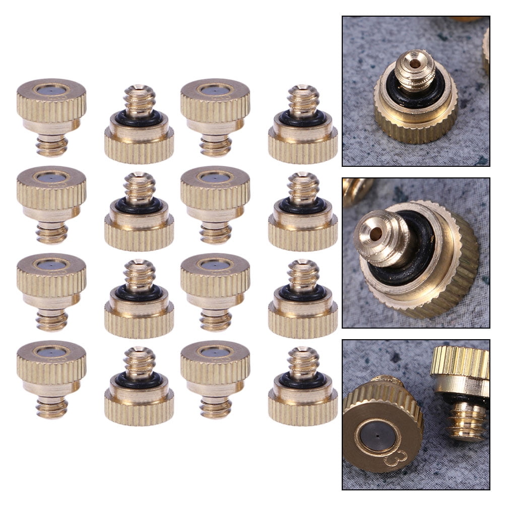 MLINS Brass Misting Nozzle Set for Water Misting Use Durable LeakProof ...