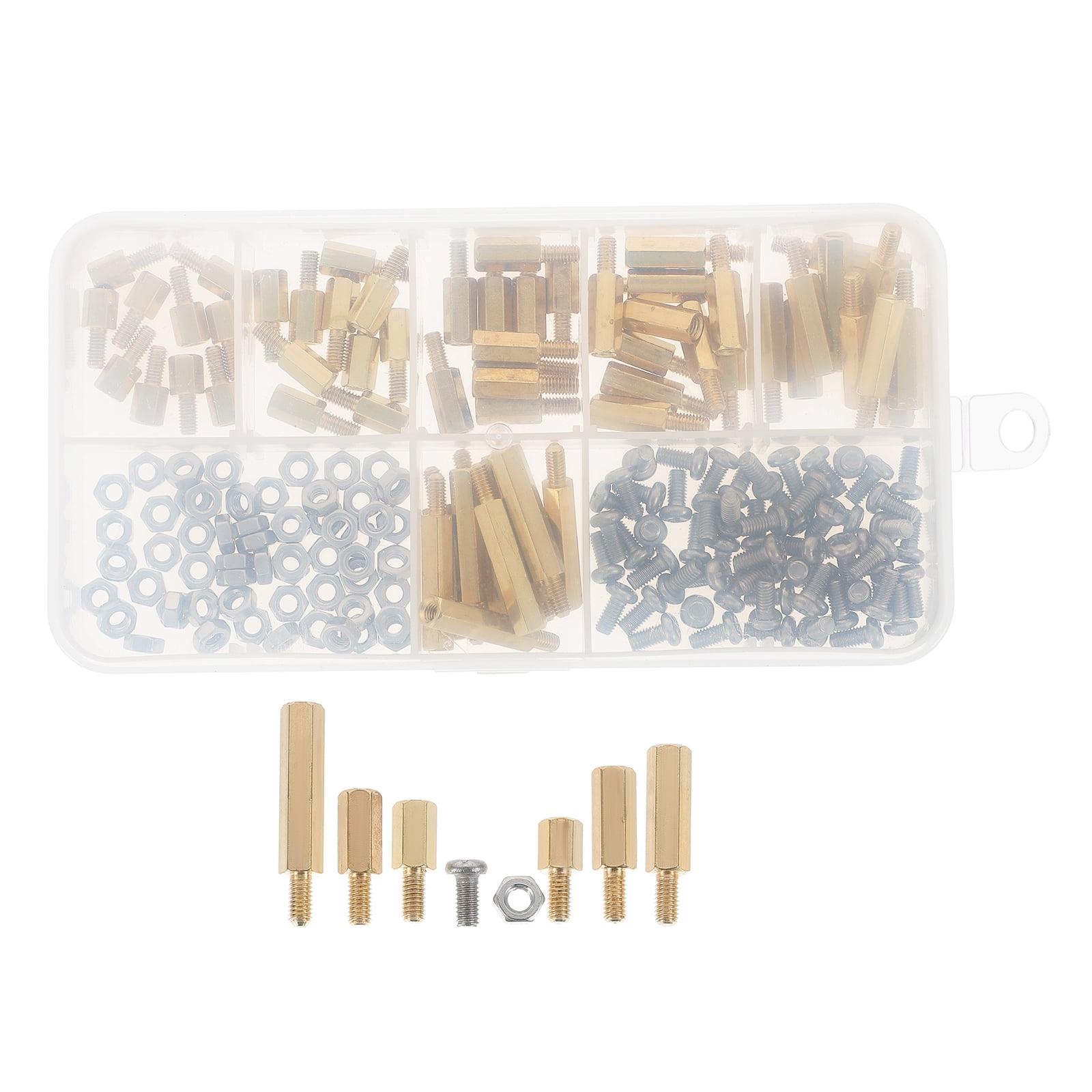 MLINS Brass Pillar Electronic Hex Standoffs Machine Screw Assortment ...