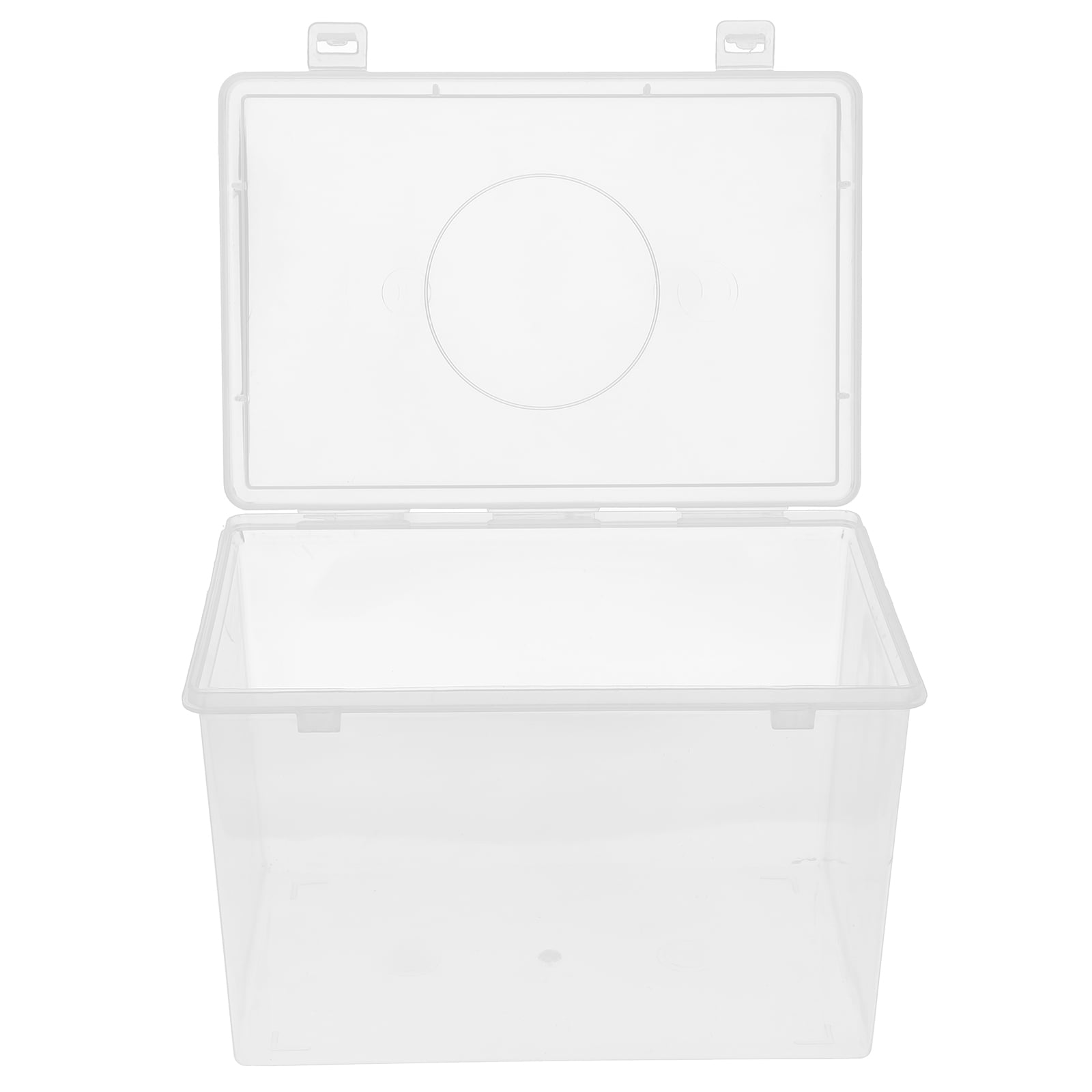 OHOIOLLA Countertop Bread Box Transparent Plastic 1Piece 8.3X5.7X5.1In ...