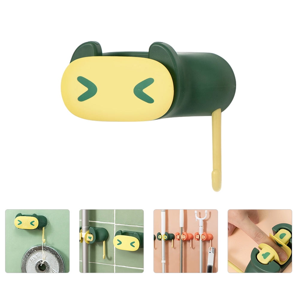 MLINS Broom and Mop Holder Wall Mounted Hanger Rack Shelf Storage ...