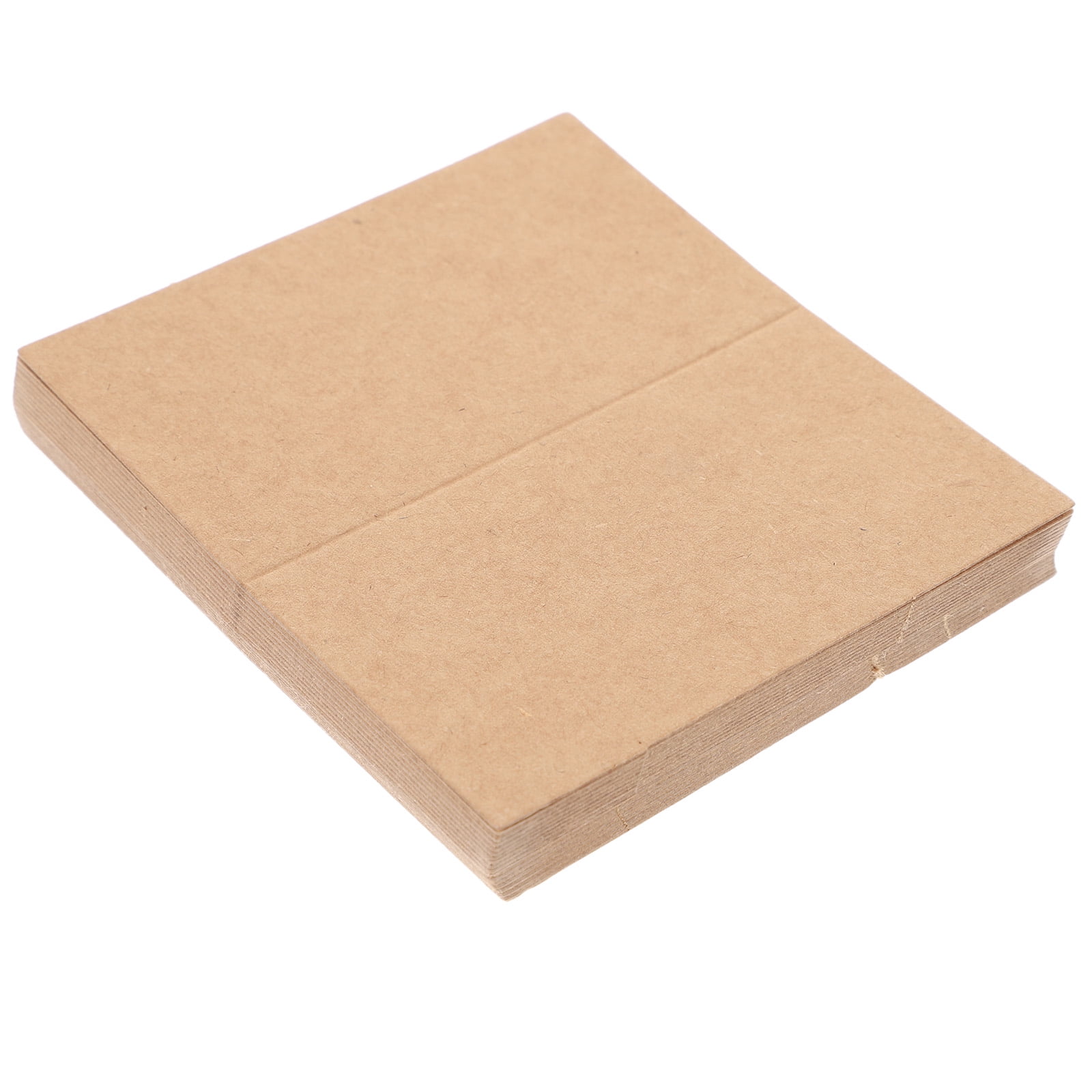 MLINS Brown Kraft Paper Cards for Business Use Retro Style Desktop ...