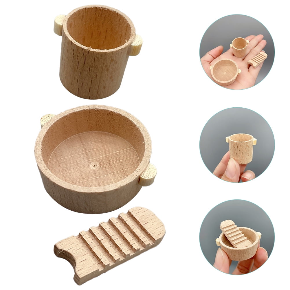 MLINS Bucket Washing Basin Toys Miniature Household Decor - Walmart.com