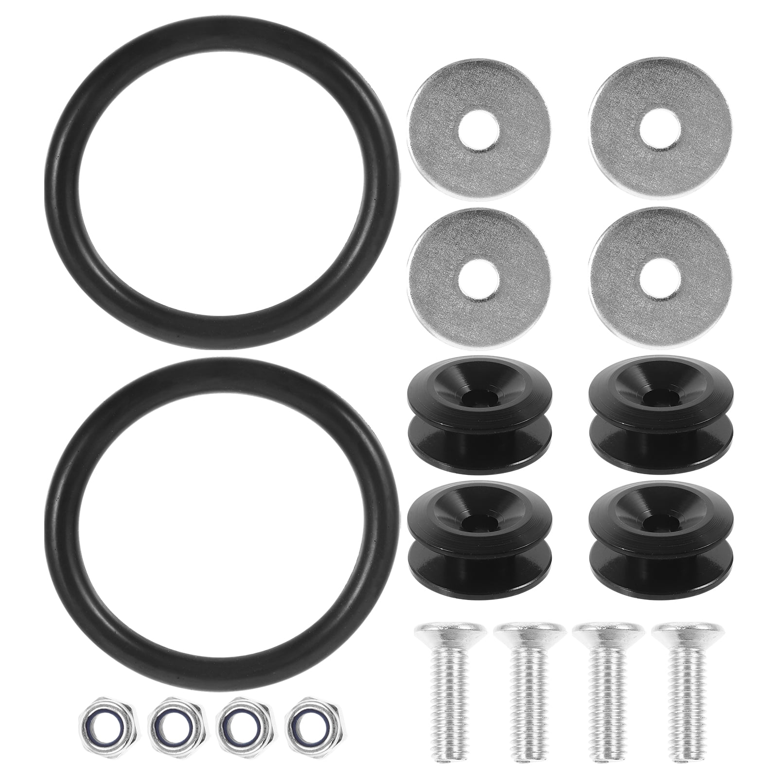 MLINS Bumper Quick Release Kit Cap Plate Clip Holder Auto Retainer ...