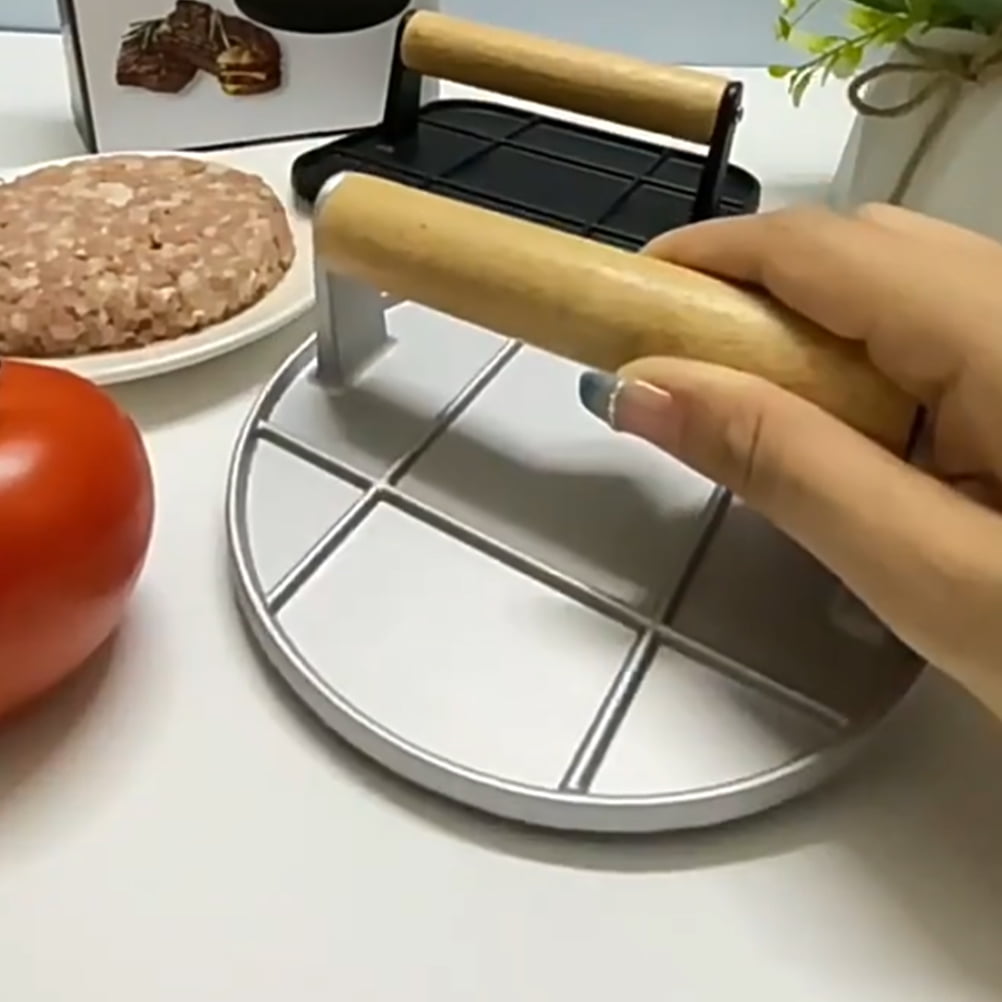 MLINS Burger Patty Press Heavy Duty Burger Smashed Press Aluminum Alloy ...