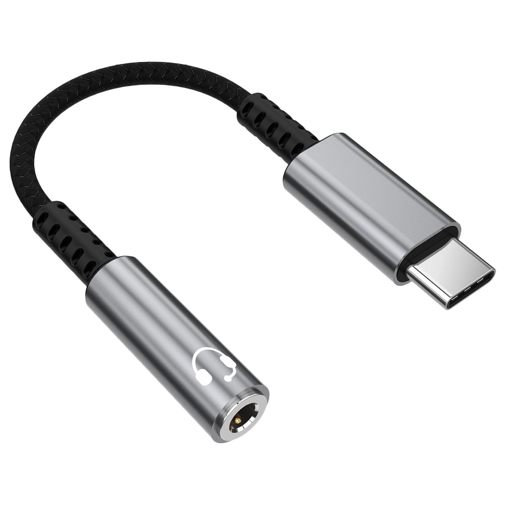 MLINS Cables Audio Line Compact Adapter Grey Color Converter - Walmart.com