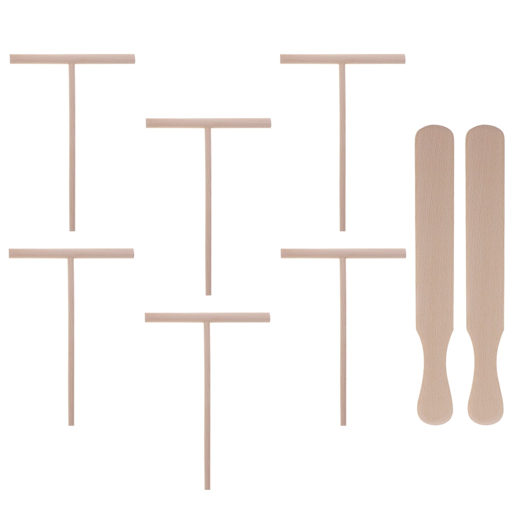 MLINS Cake Icing Tools Omelette Wood Rake Improve Crepe Making ...