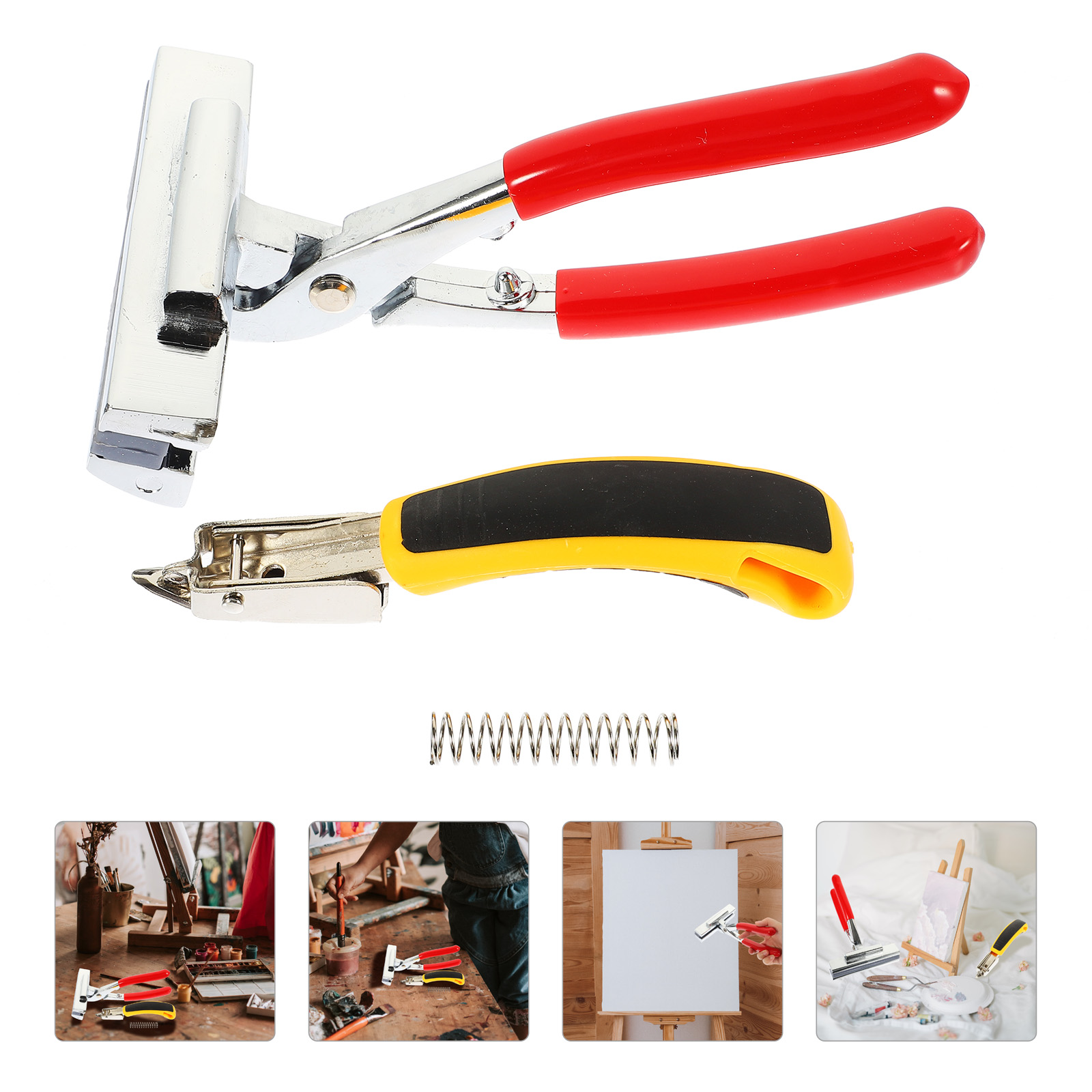 MLINS Canvas Stretcher Pliers with Staple Remover for Painting Assorted ...