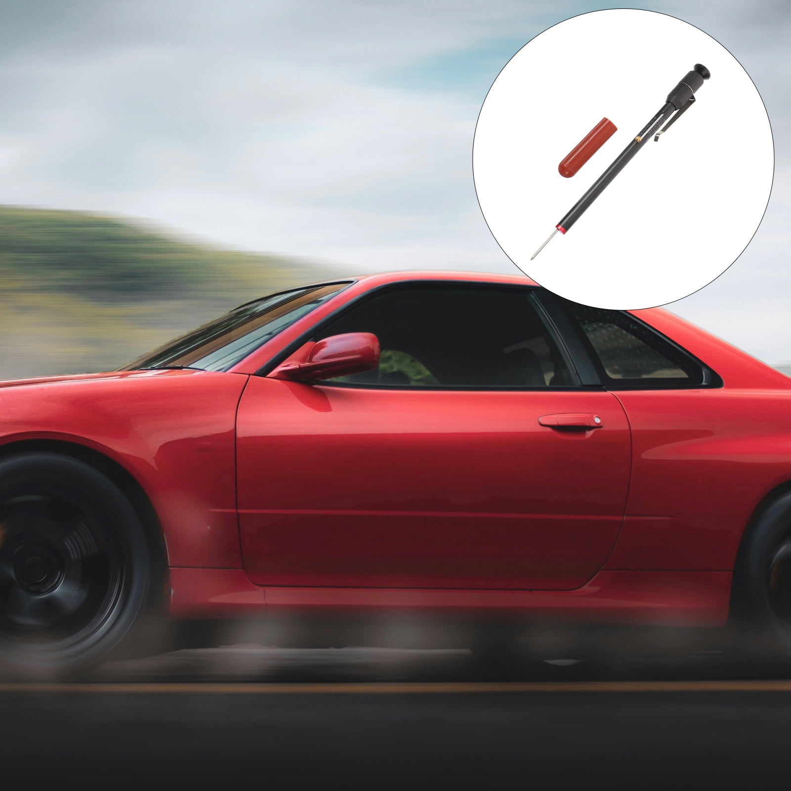 MLINS Car Brake Pad Testing Pen Thickness Gauge Measuring Tool Detector ...