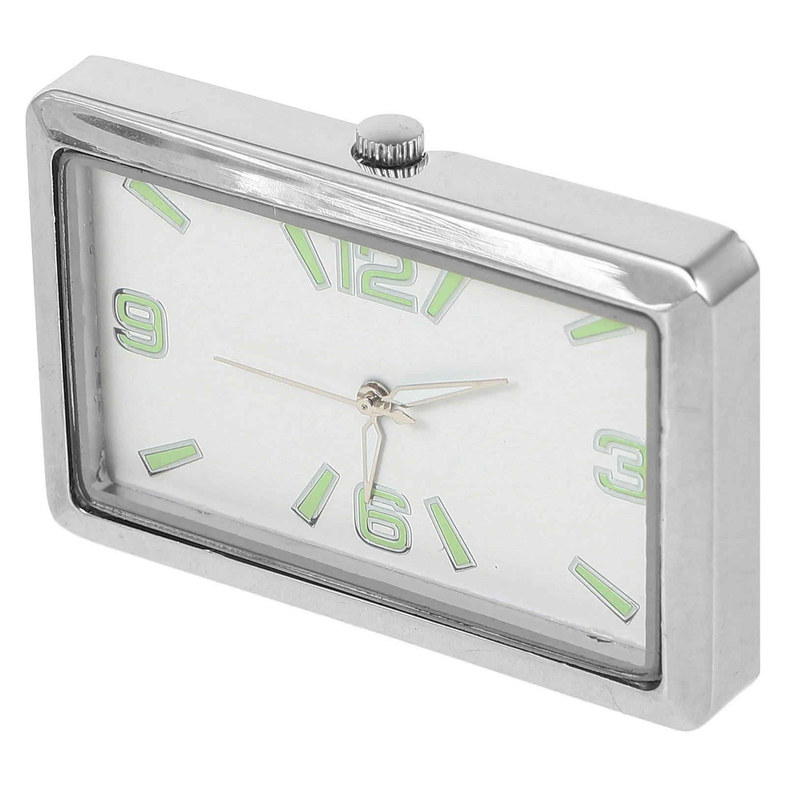 MLINS Car Clock Stick On Clock Auto Dashboard Clock Luminous Car Clock ...