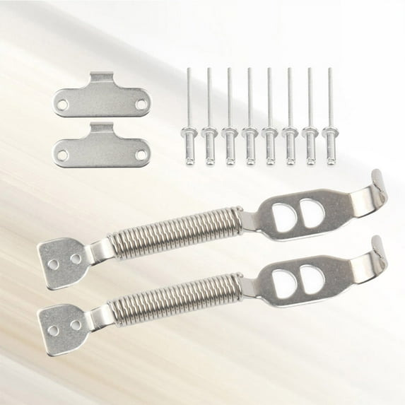 MLINS Car Engine Cover Lock Hook Stainless Steel Silver for Securing ...