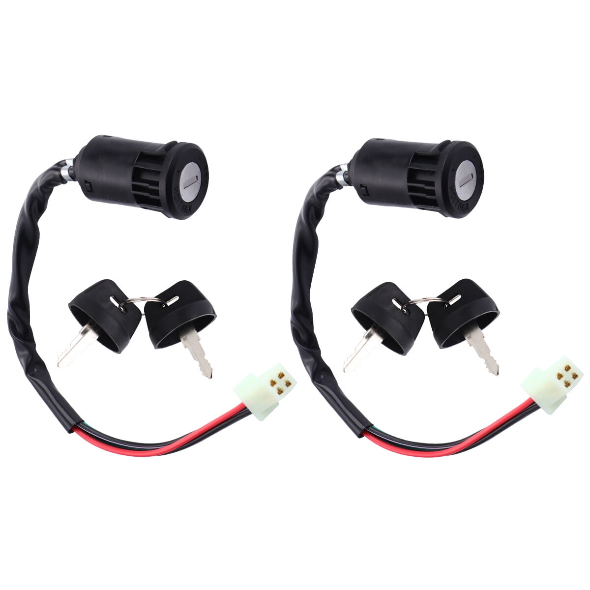 MLINS Car Motorcycle Key Switch Ignition Key Lock 31.5X2.9cm Black ...