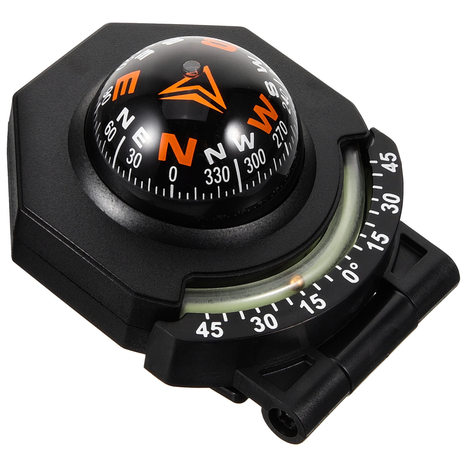MLINS Car Mount Compass Car Compass Dash Mount 9x7cm Black - Walmart.com