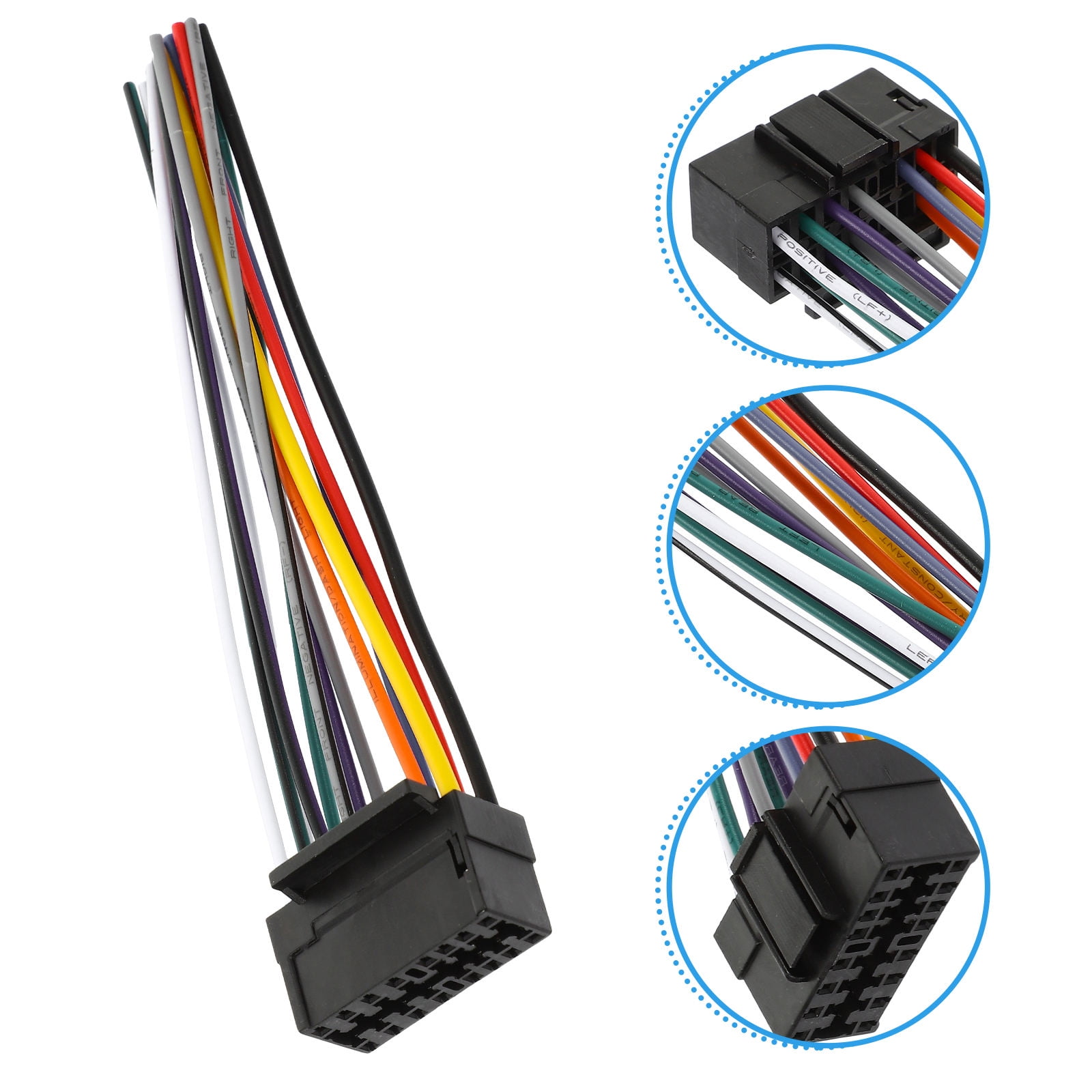 MLINS Car Radio Wire Harness Car Stereo System Harness Automotive ...