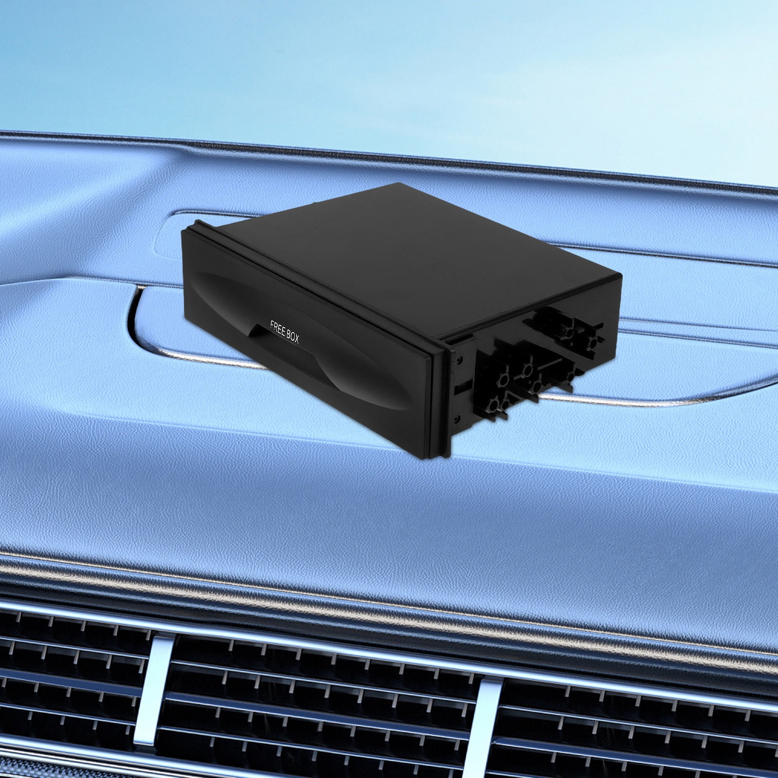 MLINS Car Stereo Radio Storage Cd Player Storage Box Dash Radio ...