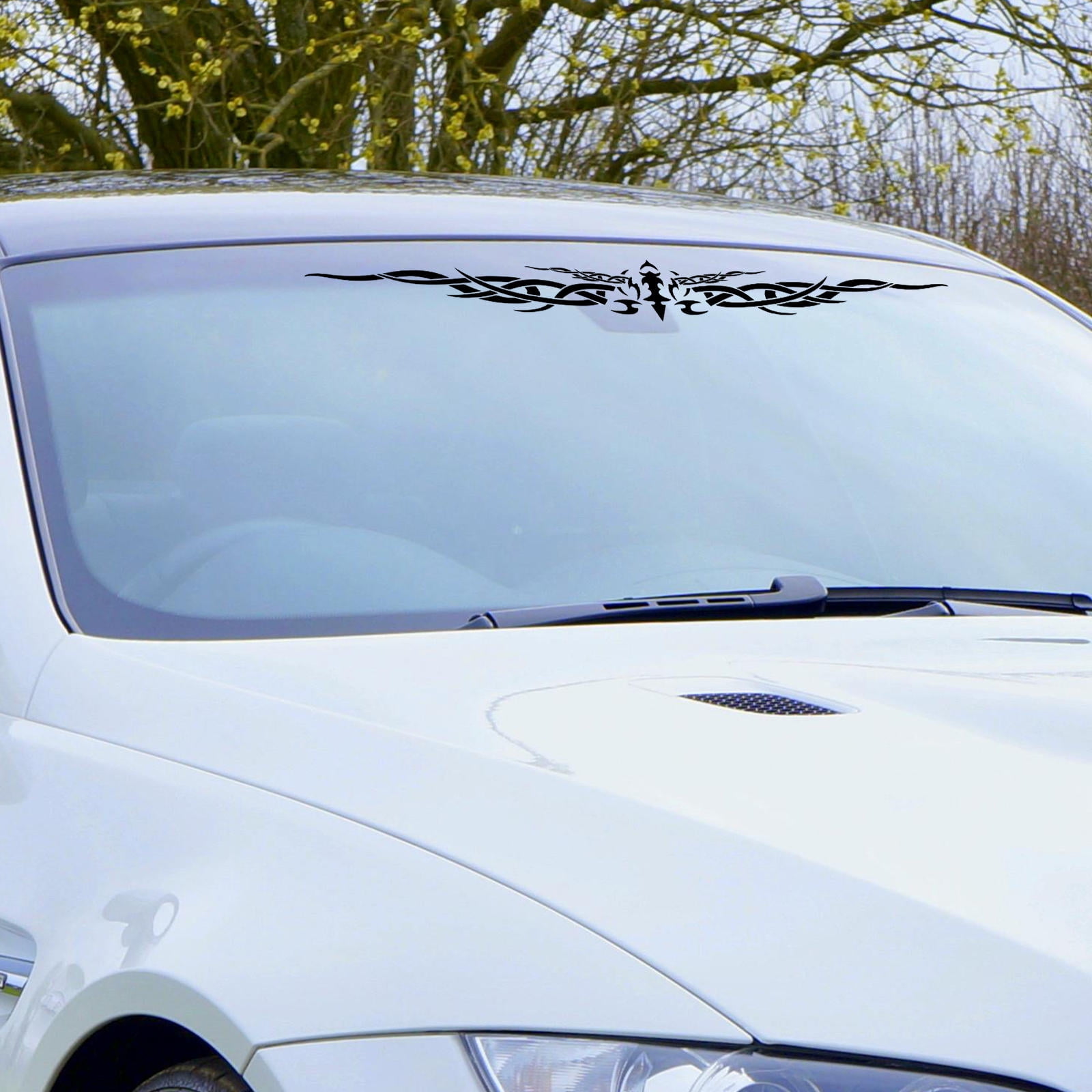 MLINS Car Windshield Sticker Reflective Decal for Car Front Windshield ...