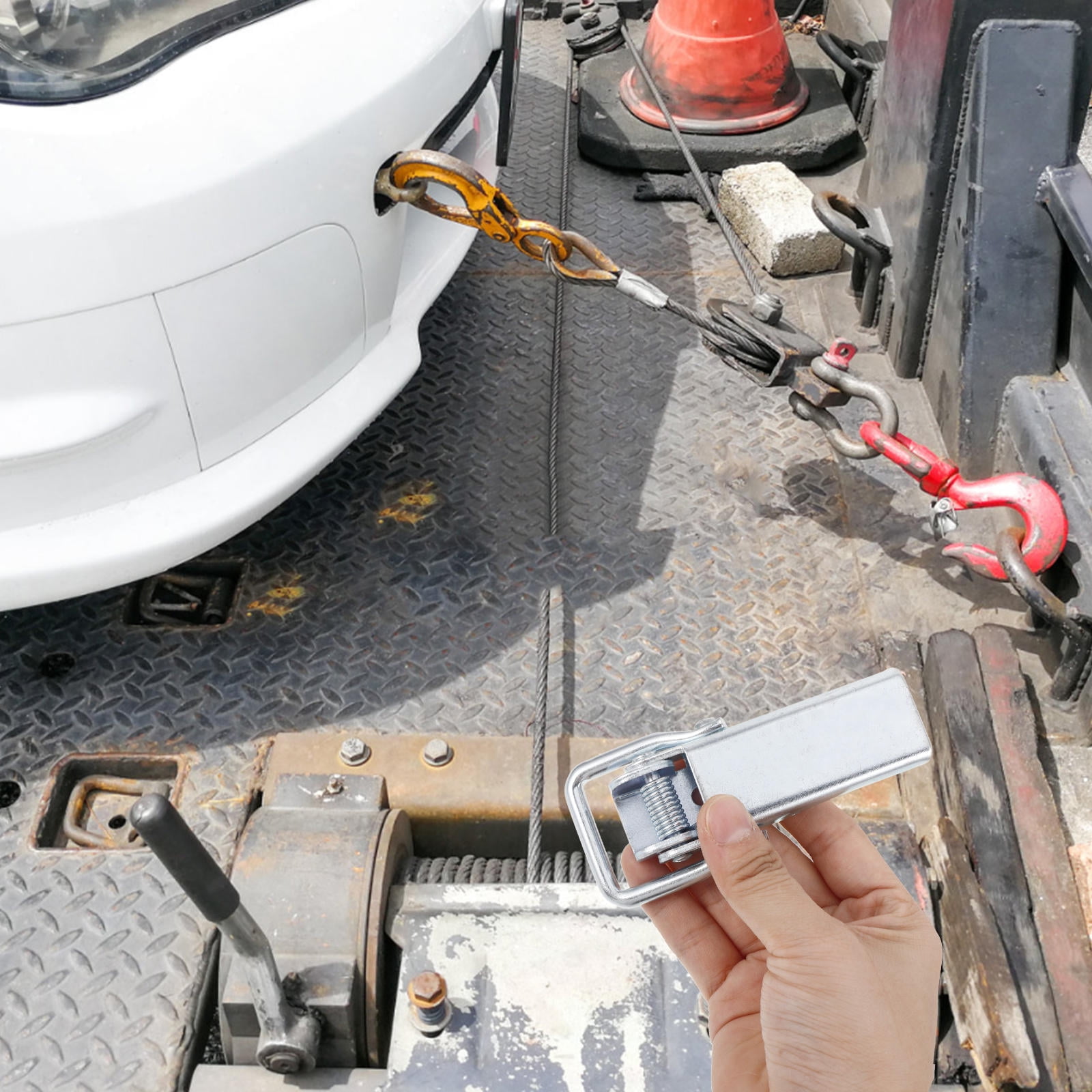 MLINS Carbon Steel Spring Loaded Toggle Latch Clamp For Toolboxes Cabinet Latches Trailer Doors ...