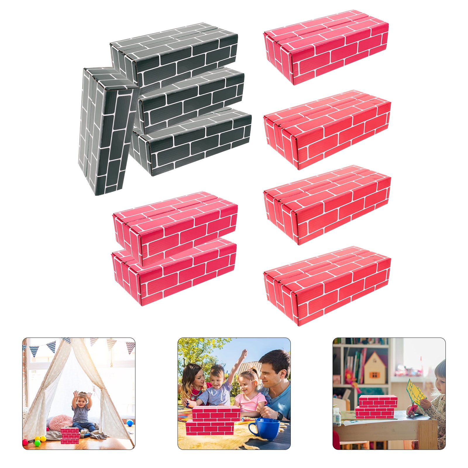 MLINS Cardboard Building Blocks for Kids to Foster Creativity and ...