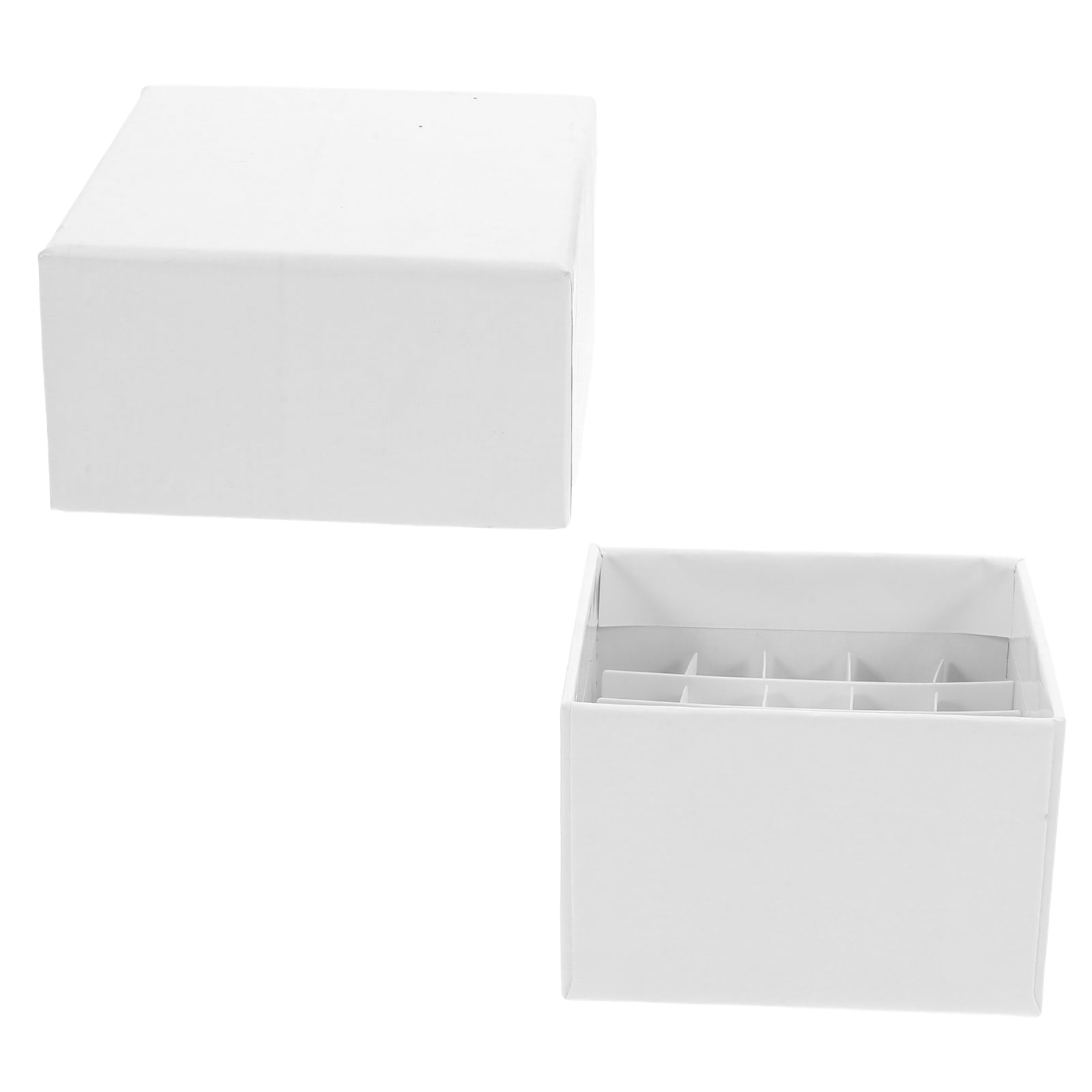 MLINS Cardboard Freezer Box with Lid for Lab 25-Well Cryogenic Storage ...