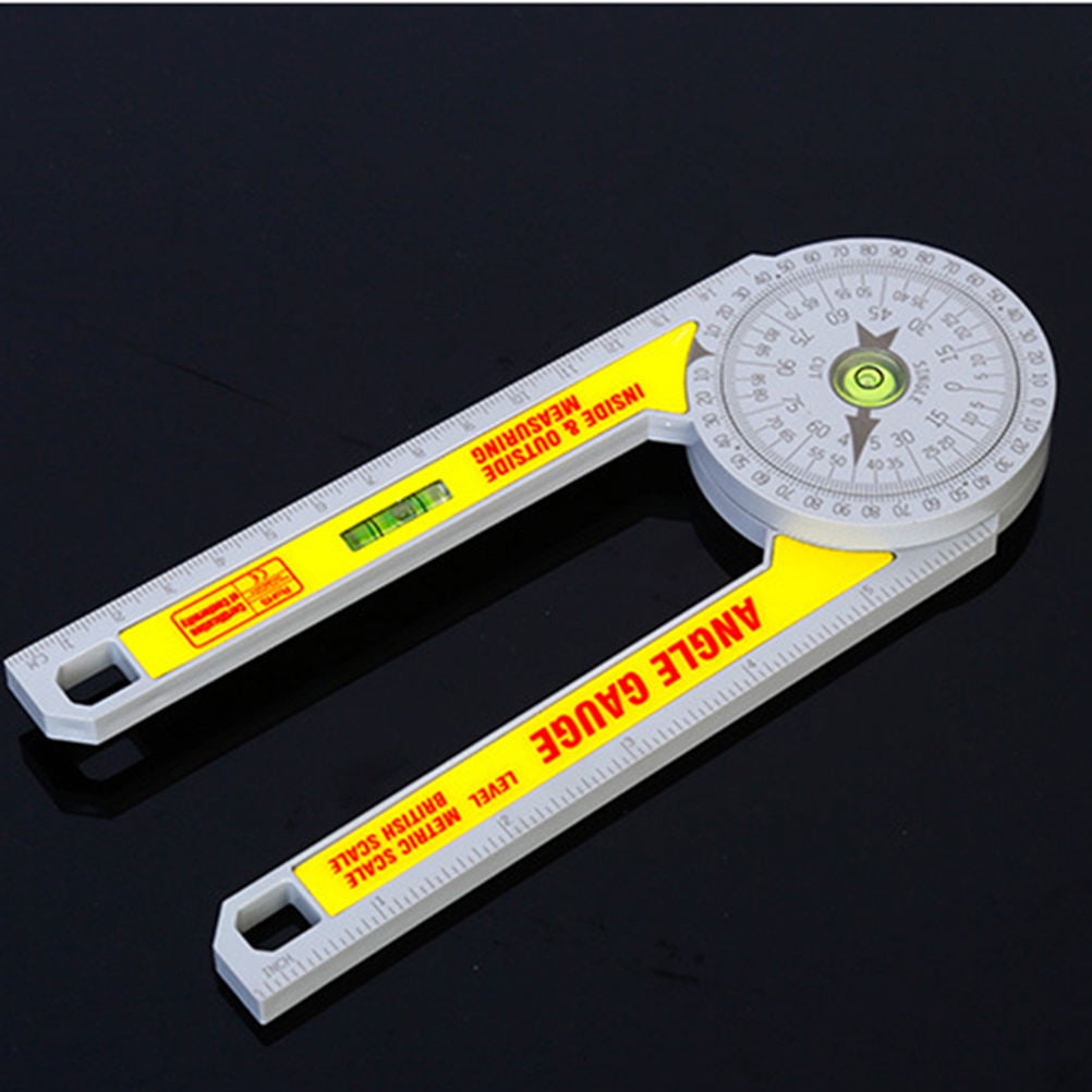 MLINS Carpenter Square Precision Woodworking Ruler Protractor Angle ...
