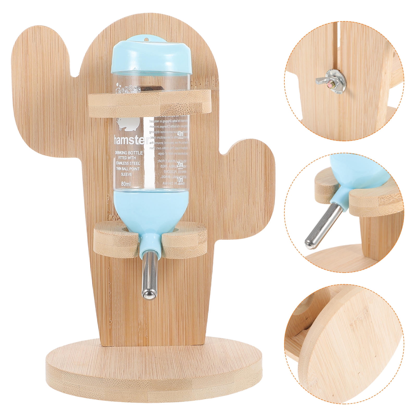 MLINS Carrier Small Animal Water Dispenser Holder Mice Bottle Stand ...