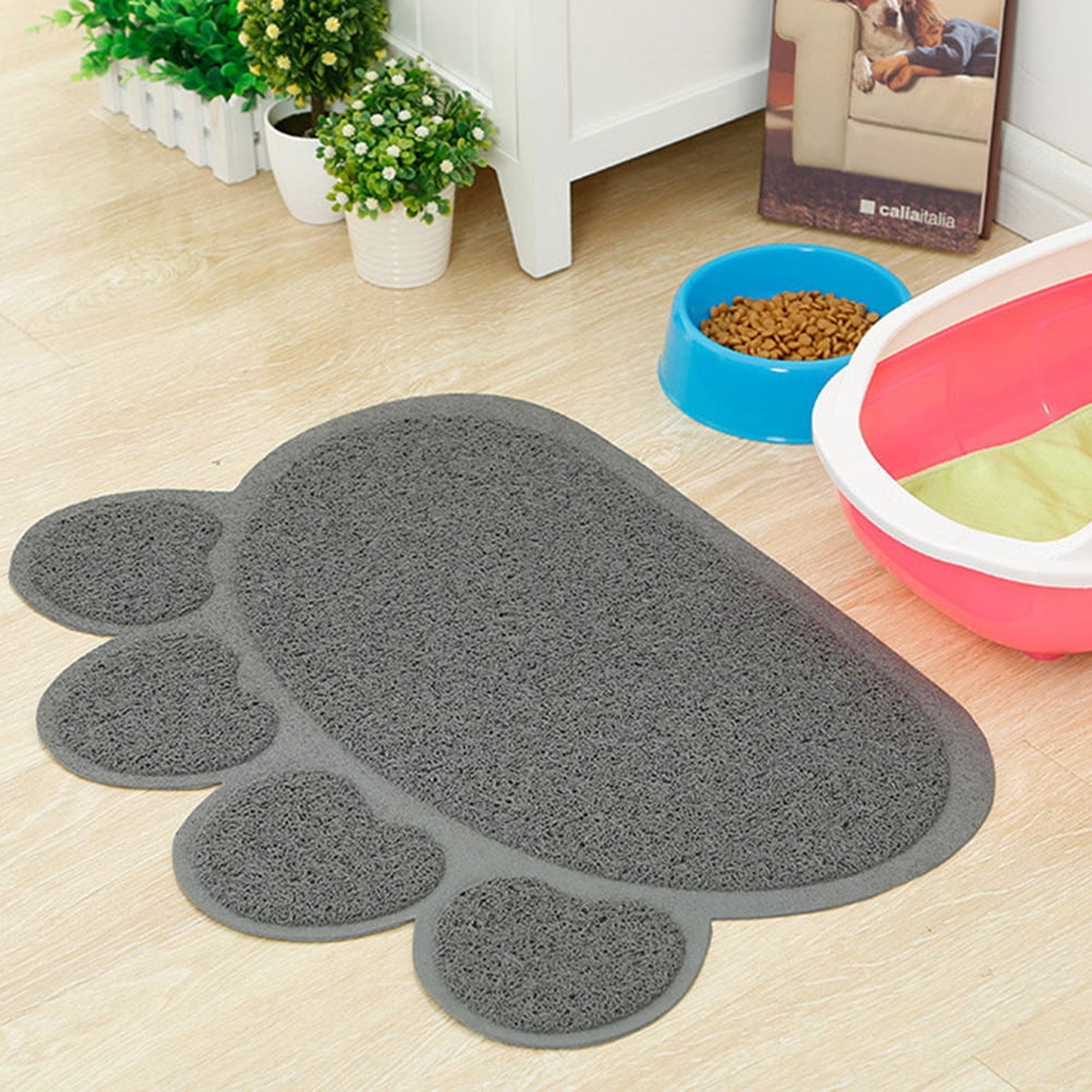 MLINS Cat Litter Mat Cat Litter Box Pads Cat Claw Shaped Litter Catcher ...