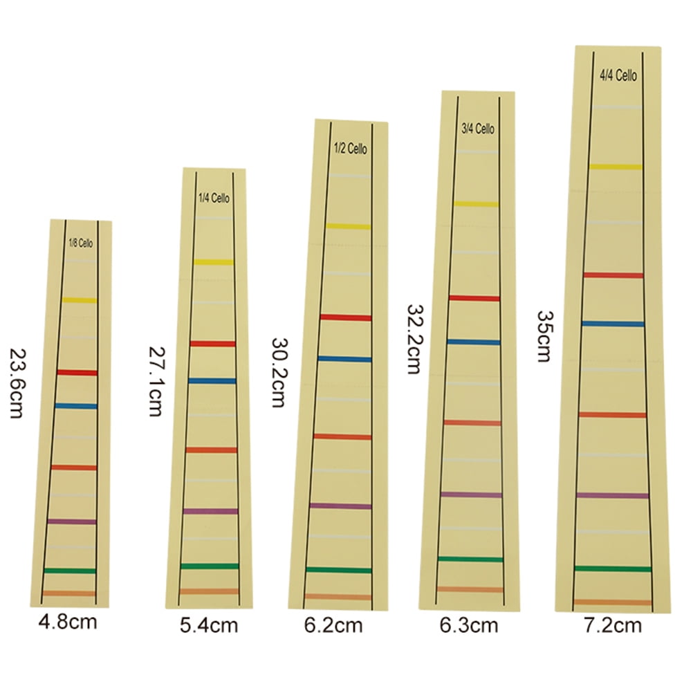 Cello Finger Sticker Practical Fret Fingerboard Label Sticker Finger ...