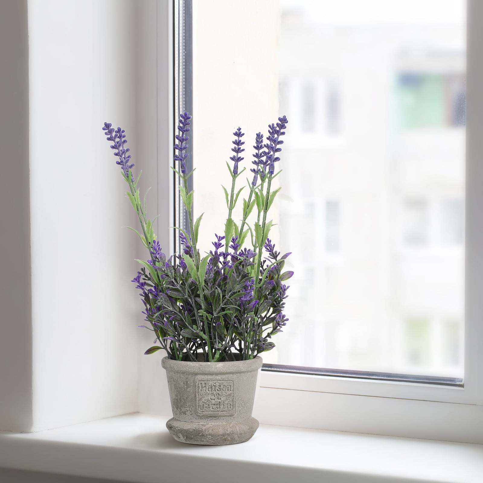 MLINS Centerpieces Home Decor Artificial Lavender Lifelike Plant ...