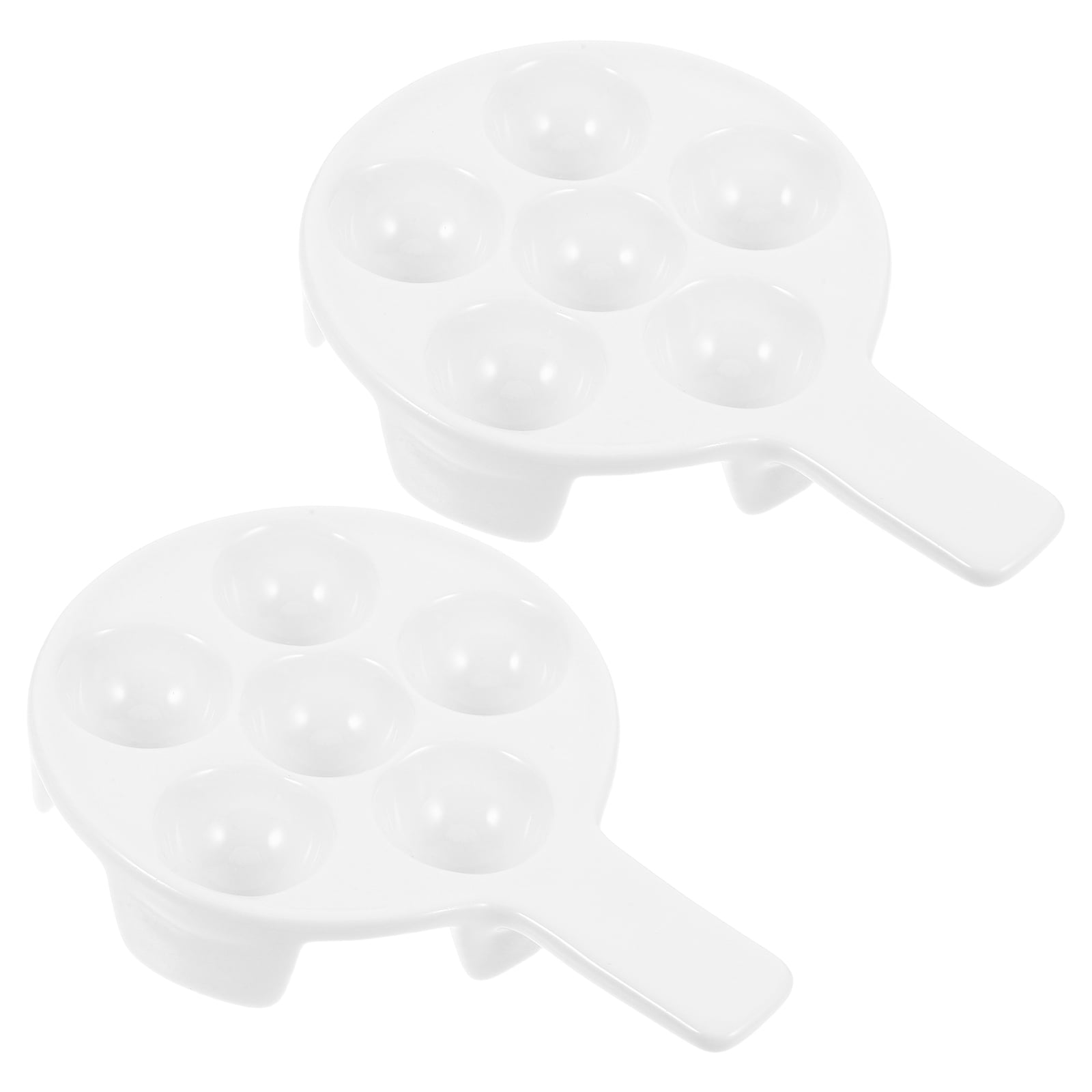 MLINS Ceramic Escargot Plate Porcelain Snail Dish Seafood Serving ...