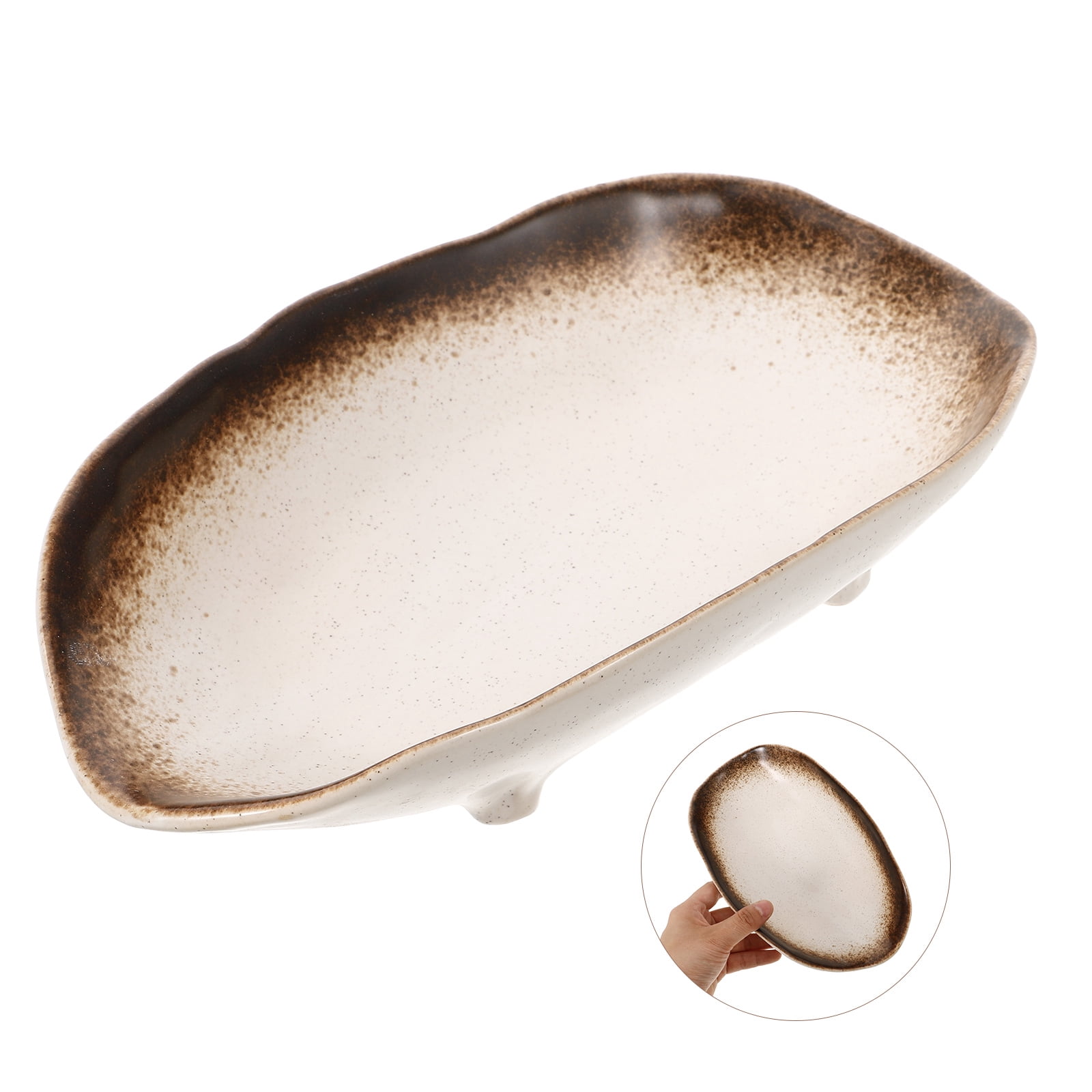 MLINS Ceramic Serving Platter Sushi Dish Food Plate Japanese Style ...
