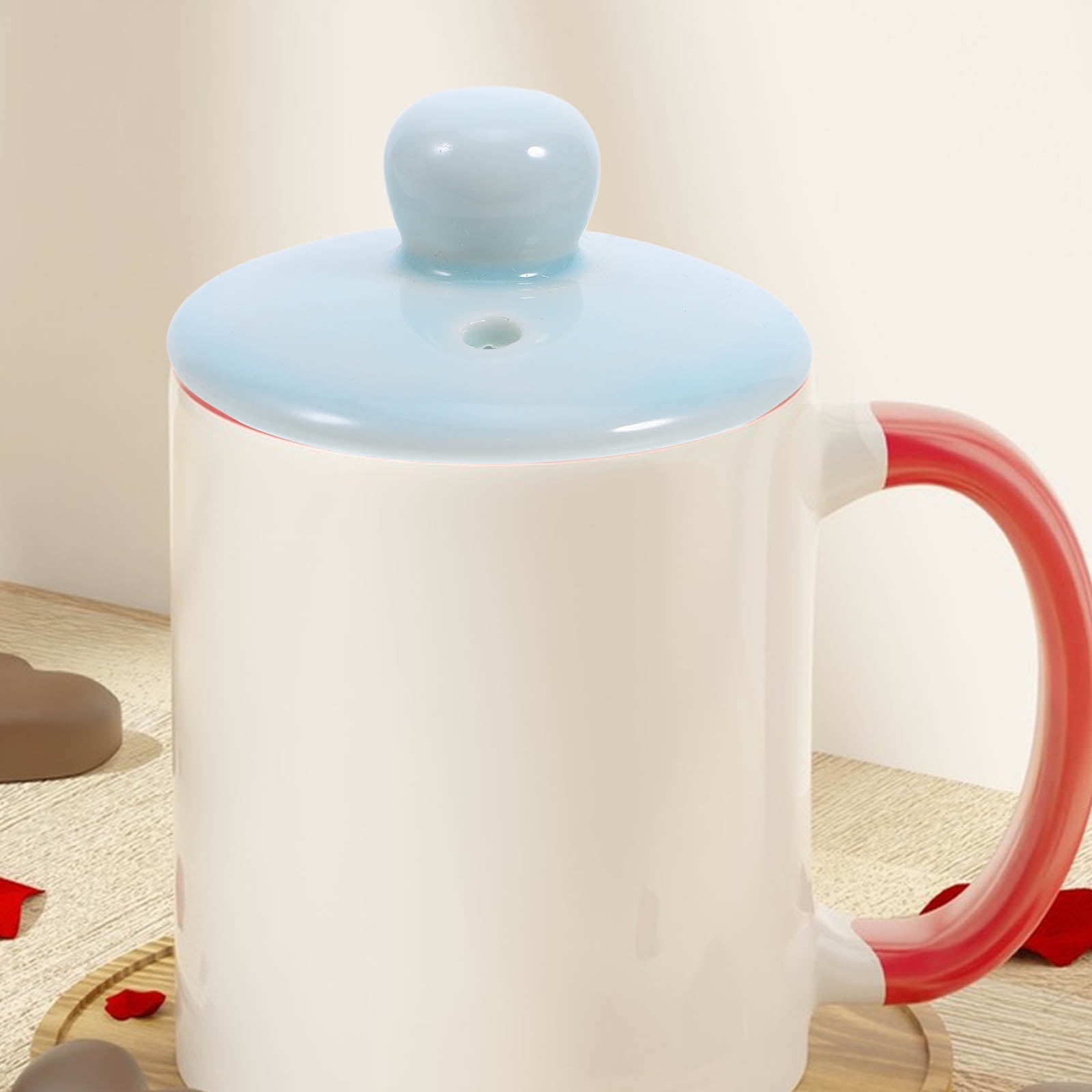 MLINS Ceramic Teapot Lid Replacement Cup Lid Ceramic Teapots Covers Pot ...