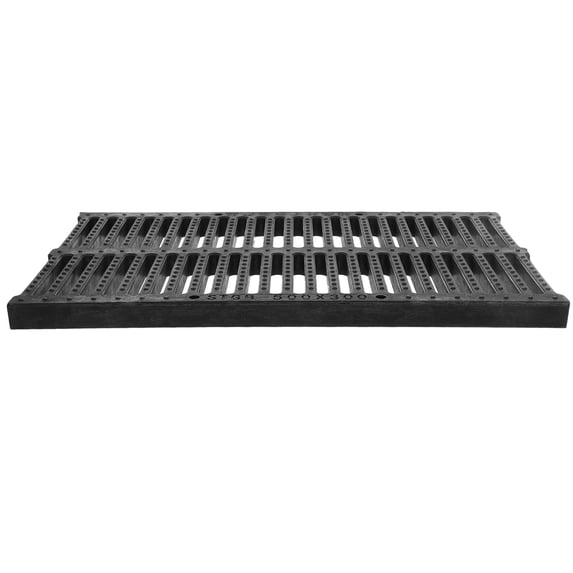 MLINS Channel Drain Cover Trench Black Rectangular Rainwater Grate ...