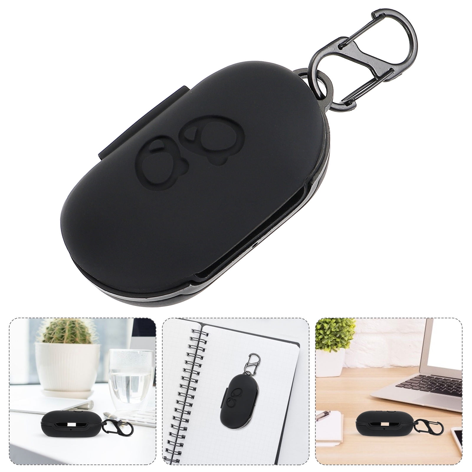 MLINS Chic Earphone Cover Made of Silicone Black Color Slip Design for ...