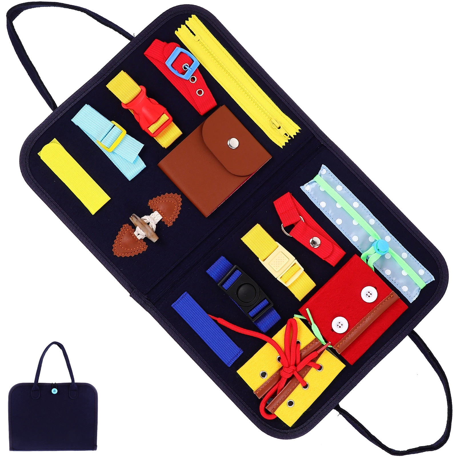 MLINS Children Busy Board Educational Toy for Kids Playing with Felt ...