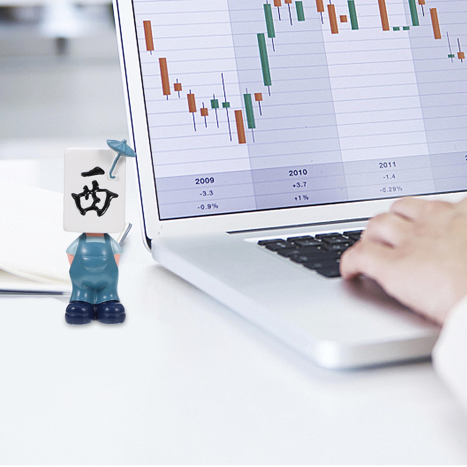 MLINS Chinese Mahjong Doll Resin Figurine Desktop Ornament Unique ...