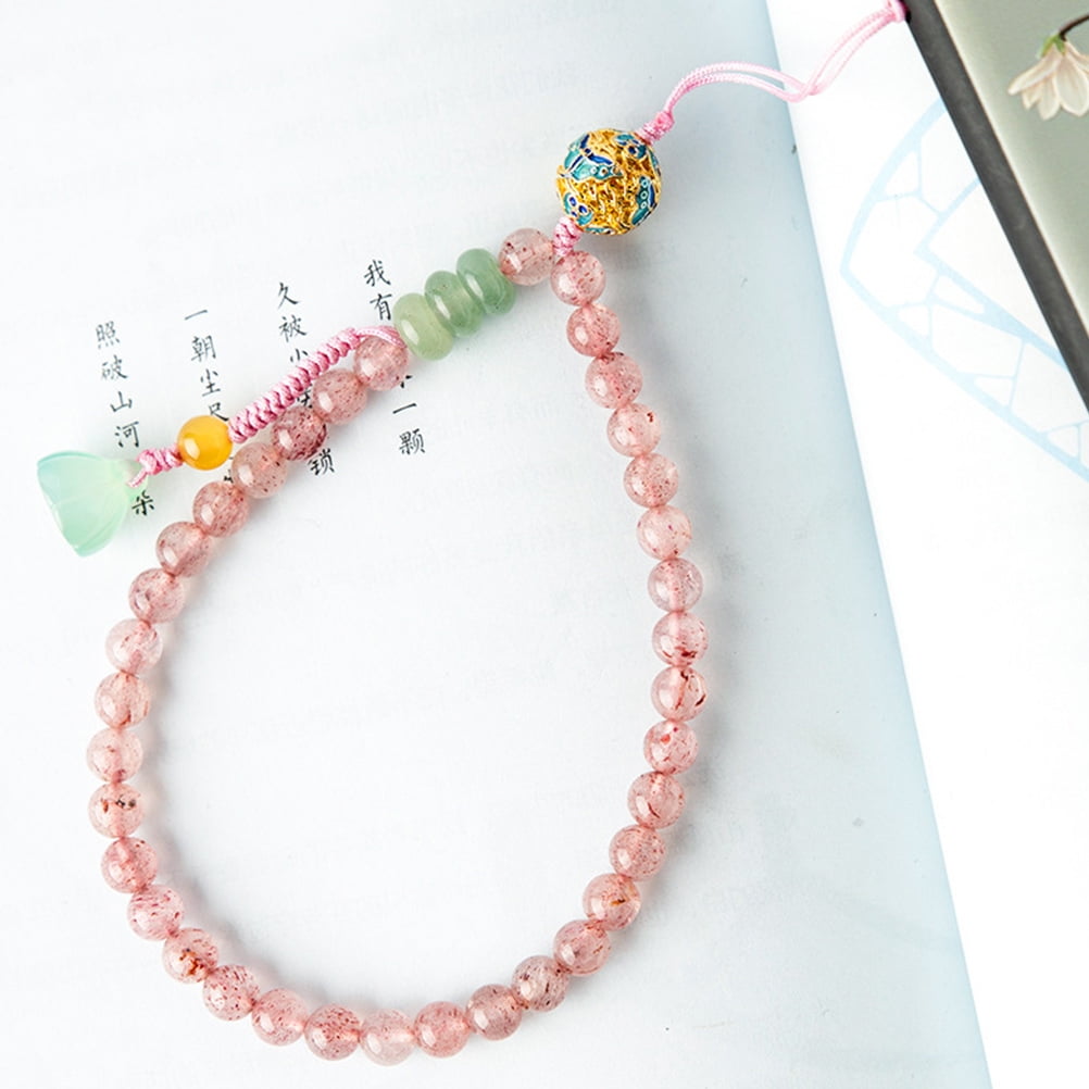 MLINS Chinese Style Crystal Phone Lanyard for Home Use with Detachable ...