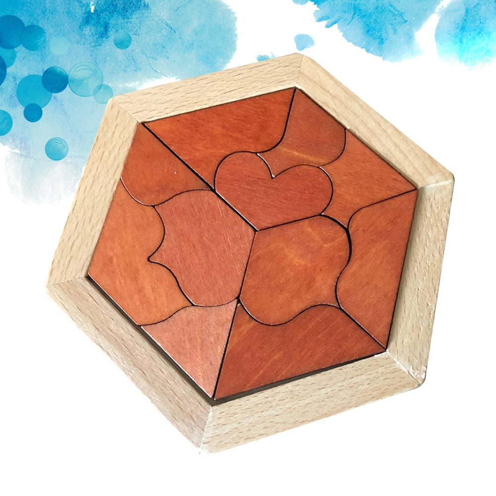 MLINS Chocolate Wood Educational Puzzle Toy for Kids Safe Cognitive ...