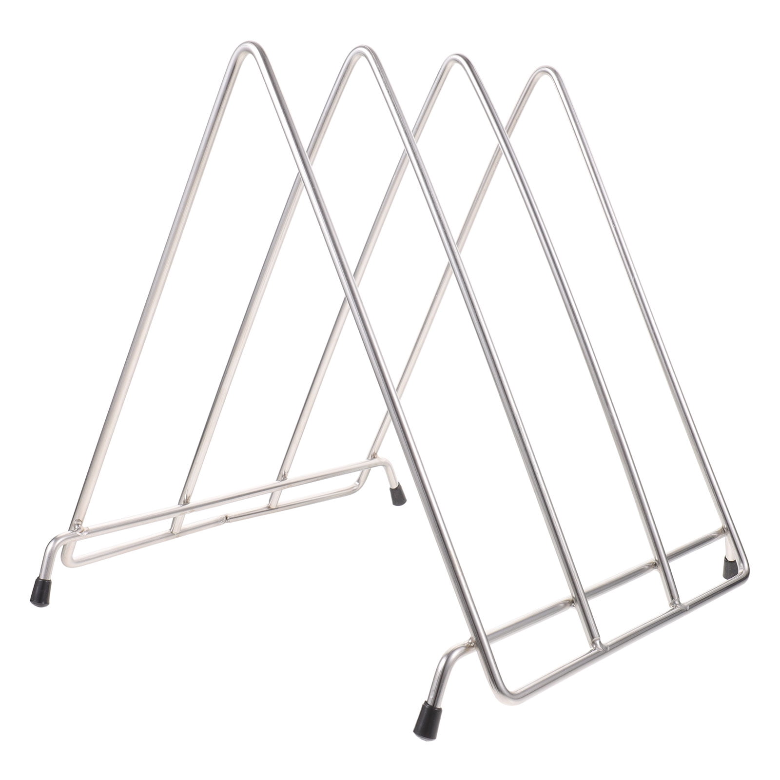DINHEAROM Chopping Board Storage Rack Silver Stainless Steel 1Pcs ...