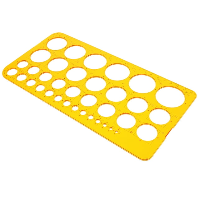 MLINS Circle Drawing Ruler Circle Template Measuring Geometry Ruler ...