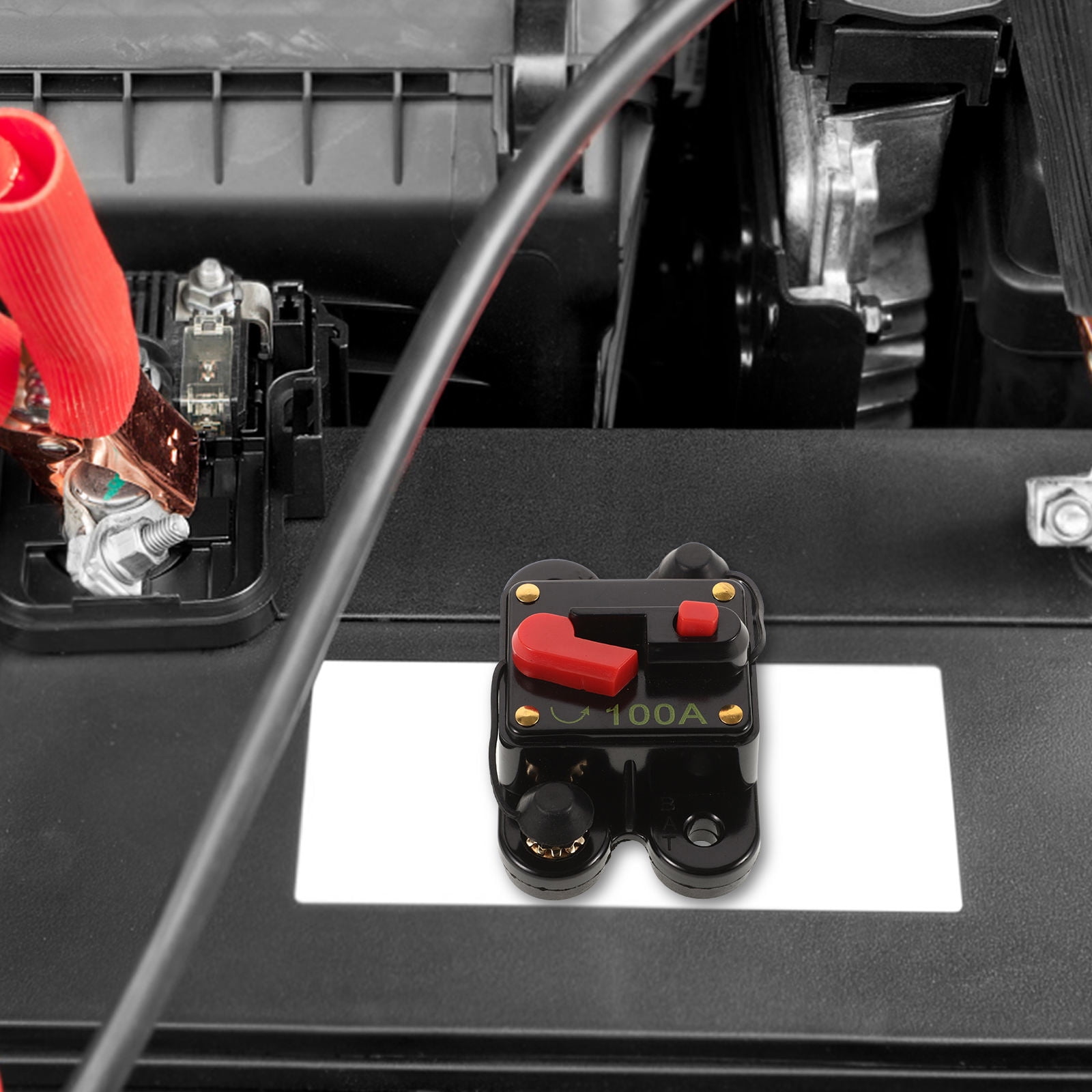 MLINS Circuit Breaker Manual Reset Circuit Breaker 100 Amp Automotive ...