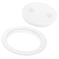 YUYUETIME Marine Hatch Cover White ABS Round Boat Deck Plate for Yacht ...