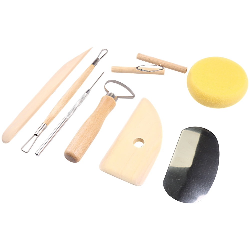 MLINS Clay Scraping Supplies Polymer Craft Tool Kit Air Dry Sculpting ...
