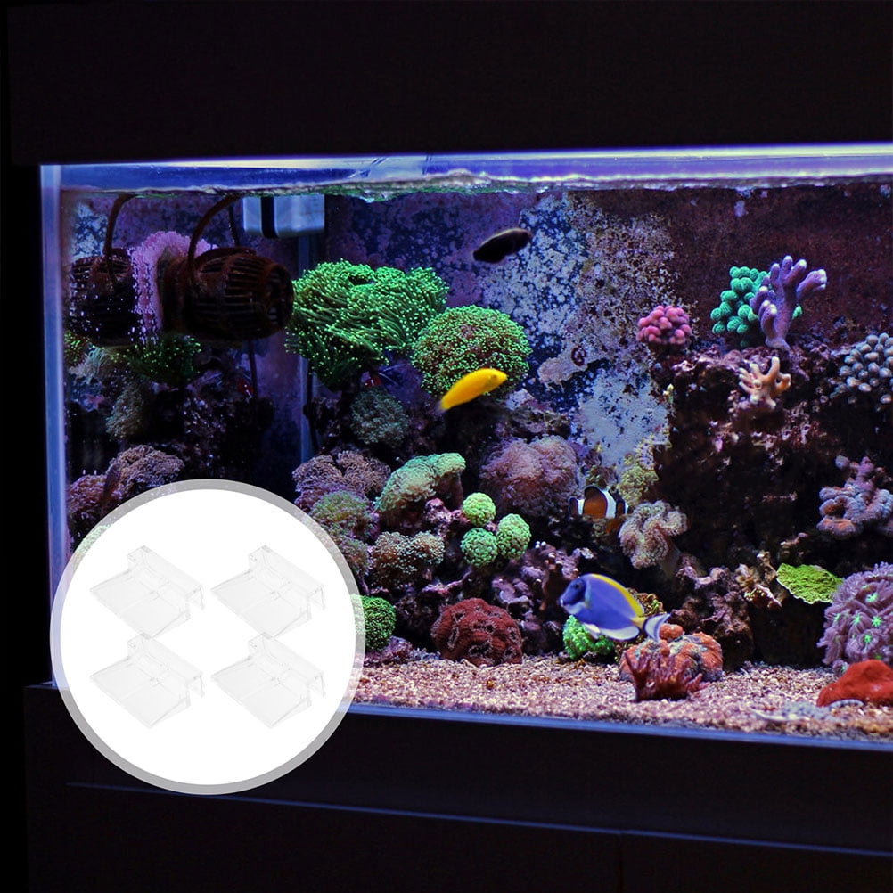 MLINS Clear Acrylic Aquarium Lid Clips for Fish Tank Compatibility with ...