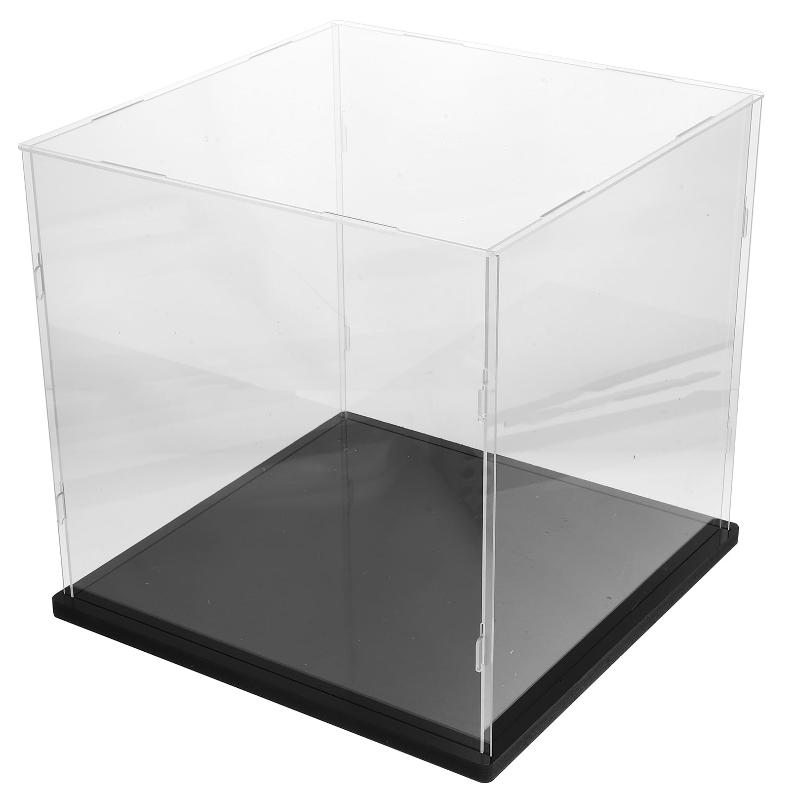 MLINS Clear Acrylic Glass Cover Display Box Model Showcase 27.00X27 ...