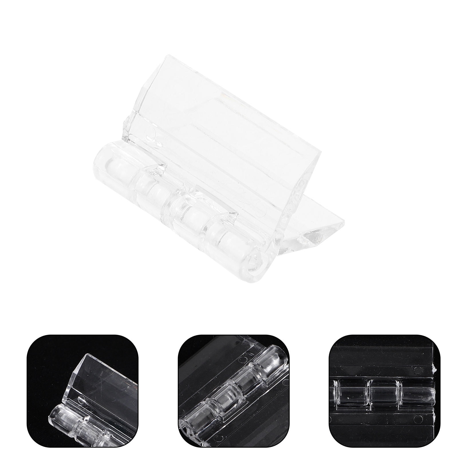 MLINS Clear Acrylic Hinges for DIY Crafts and Jewelry Boxes 10 Pieces ...