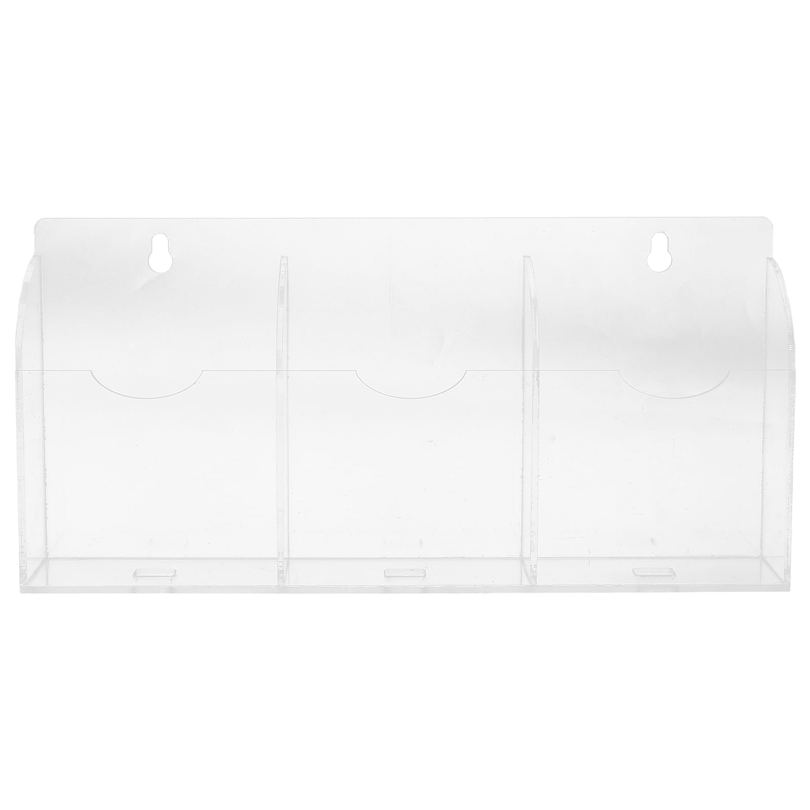 MLINS Clear Acrylic Remote Holder Wall Mount Phone Holder Large Remote ...