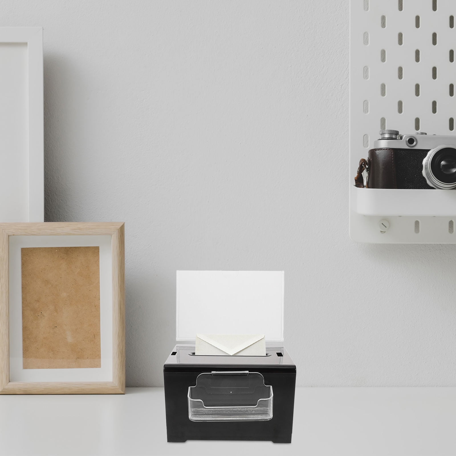 MLINS Clear Acrylic Suggestion Box with Lock and Slot Suggestion Box ...