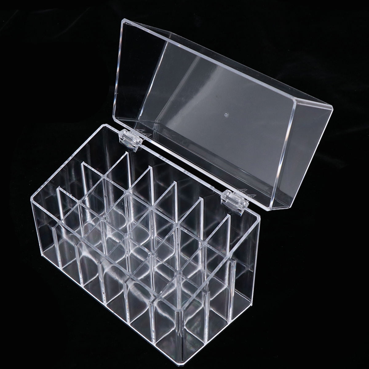 MLINS Clear Makeup Organizer Lipstick Case Storage Box Tray Solution ...