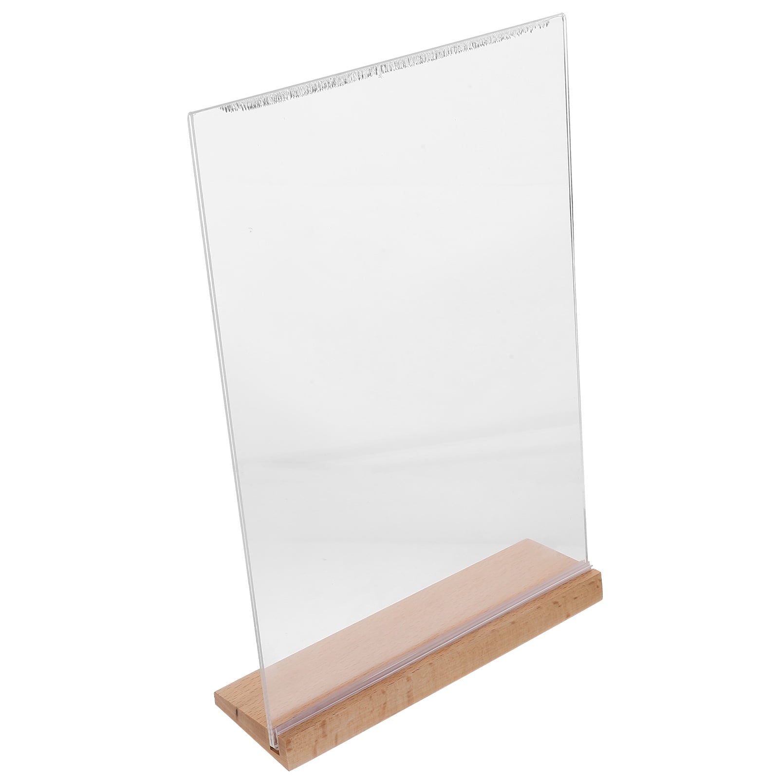 Milisten Restaurant Sign Stand Transparent 1Pcs 11.8X8.3In - Walmart.com